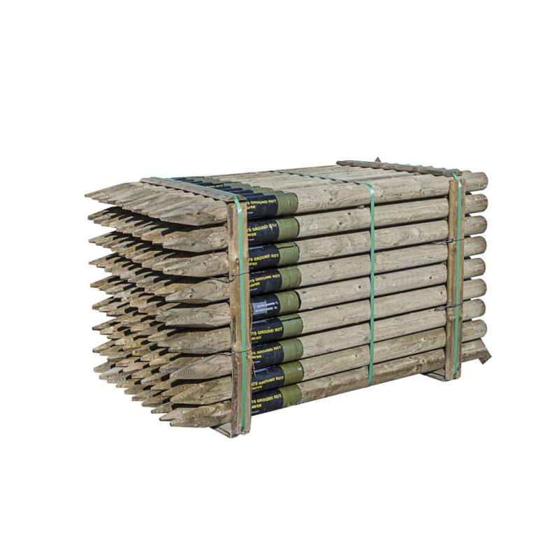 IMPREST drveni stup PREMIUM POSTSAVER, promjer 85 mm, dužina 2400 mm, 1 ...